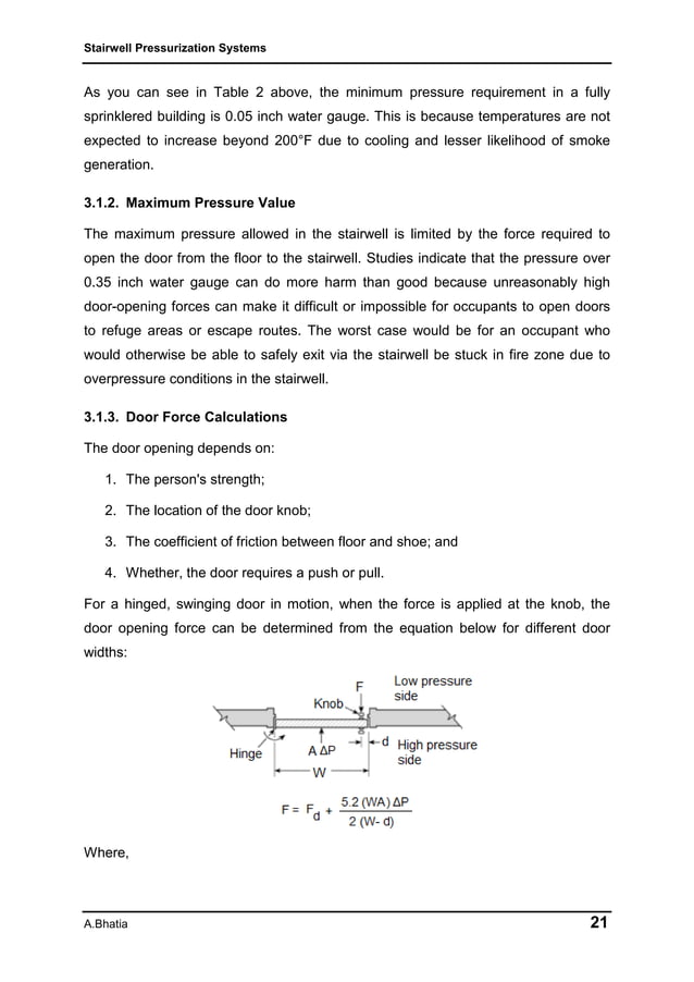 Stairwell pressurization systems | PDF