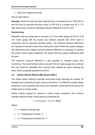 Stairwell pressurization systems | PDF