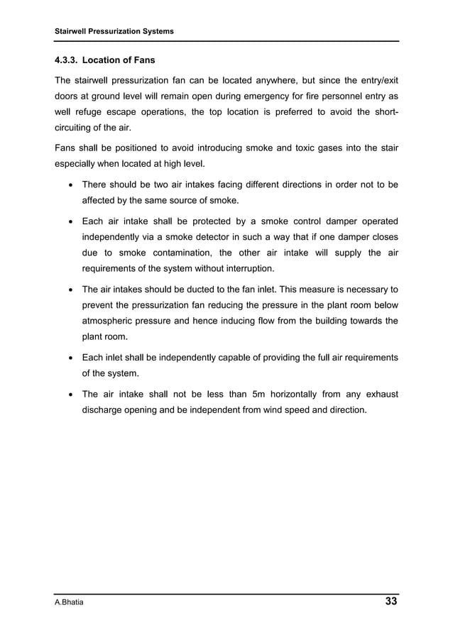 Stairwell pressurization systems | PDF