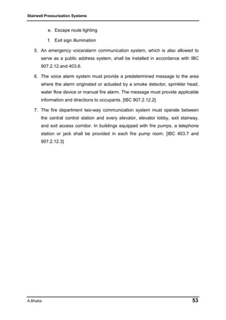 Stairwell pressurization systems | PDF