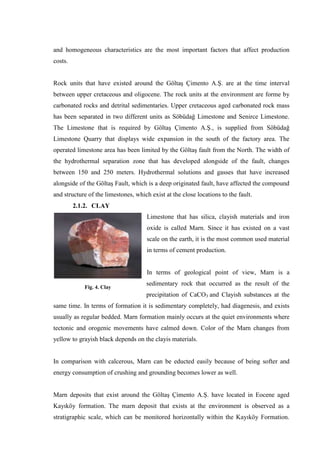 cement internship report | DOCX