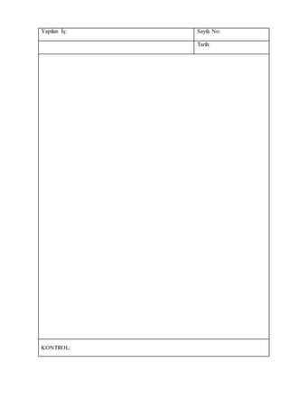 Staj rapor-20052013 | PDF | Free Download