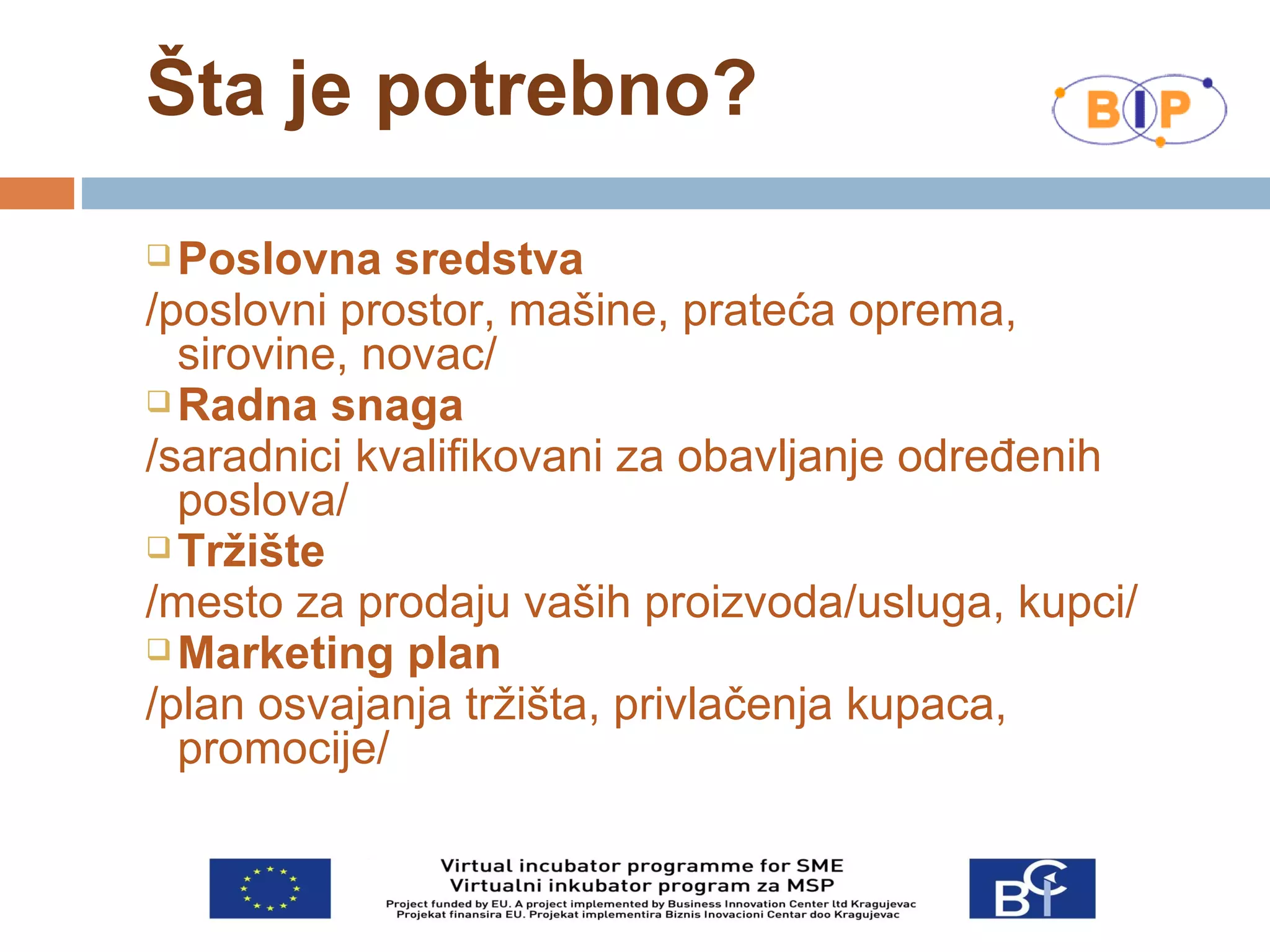 Sta je preduzetnistvo | PPT