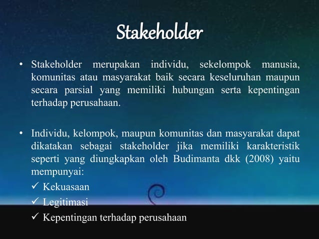Stakeholder | PPTX