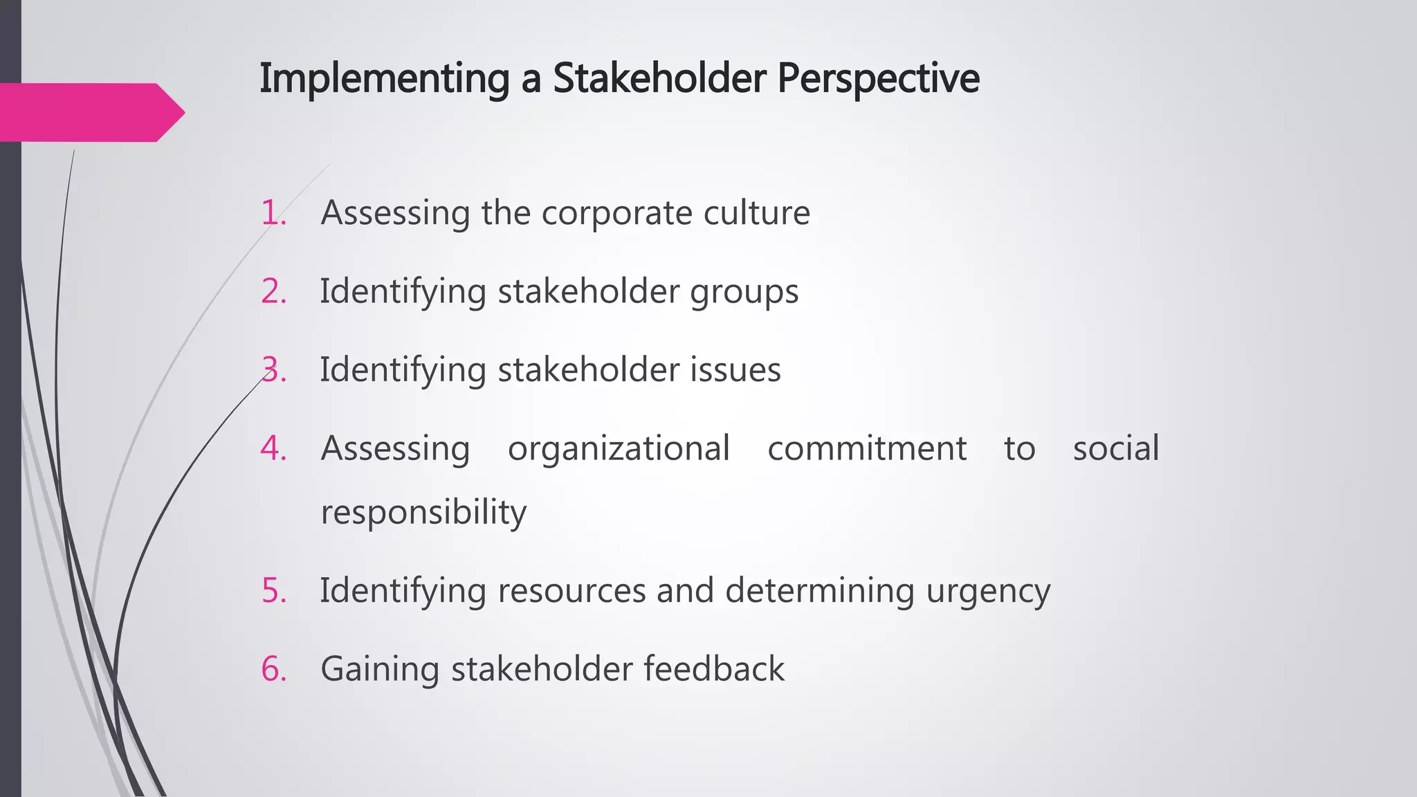 Stakeholders | PPTX