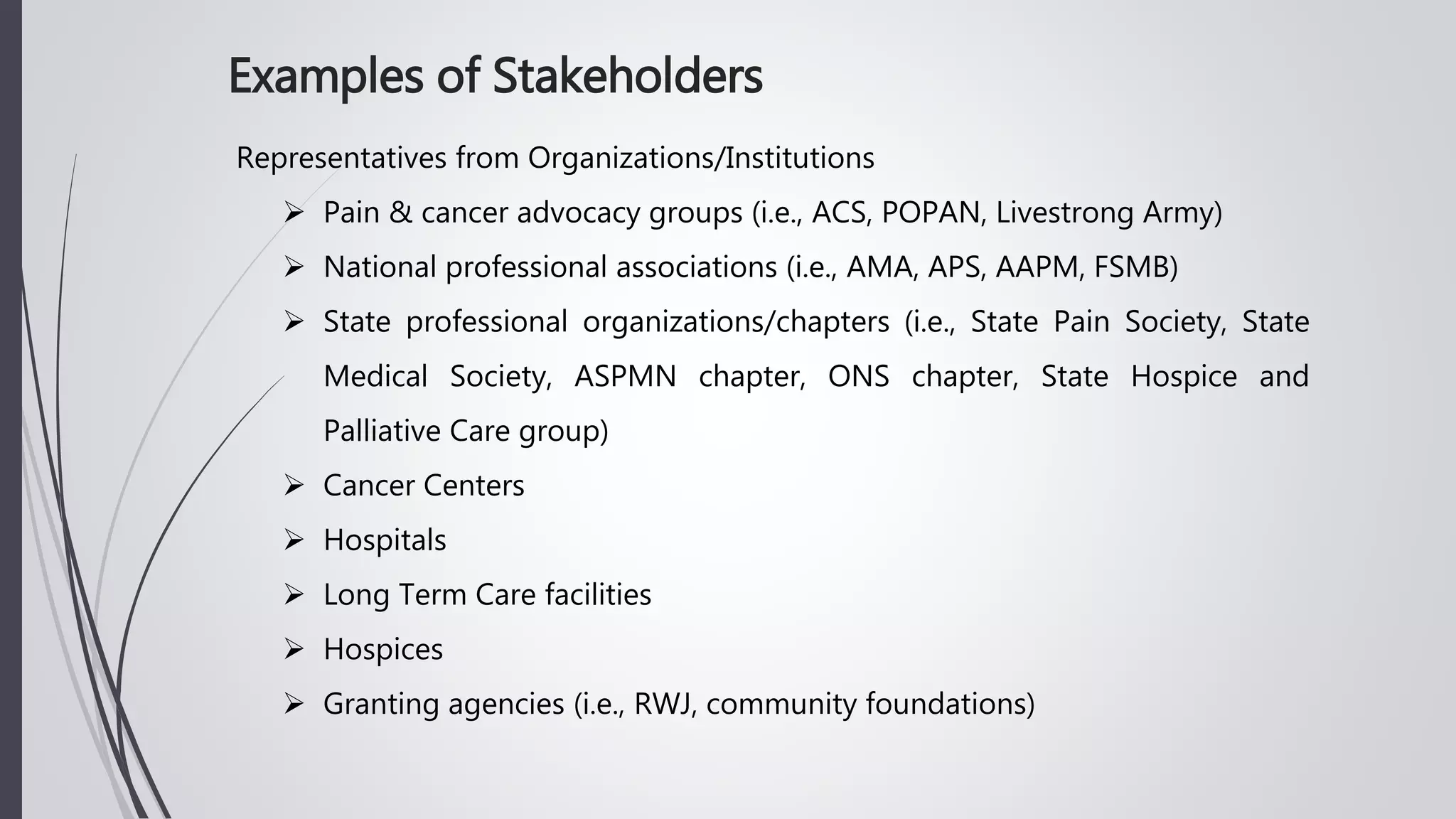Stakeholders | PPTX