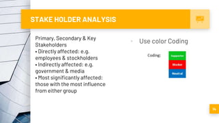 Stakeholder analysis | PPTX
