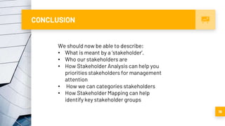 Stakeholder analysis | PPTX