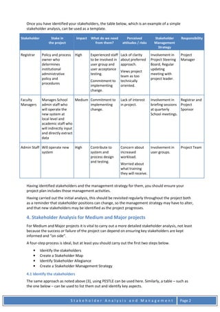 Stakeholder analysis-toolkit-v3 | PDF