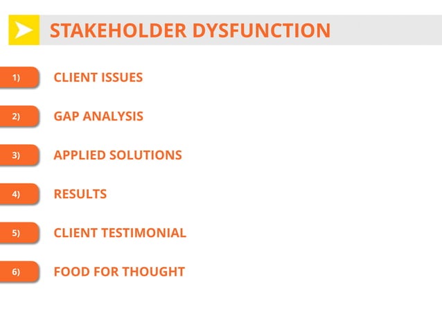 Stakeholder Engagement Dysfunction Case Study | PPT