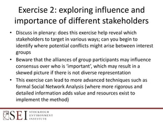 Training module on stakeholder engagement | PPTX