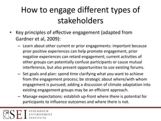Training module on stakeholder engagement | PPTX