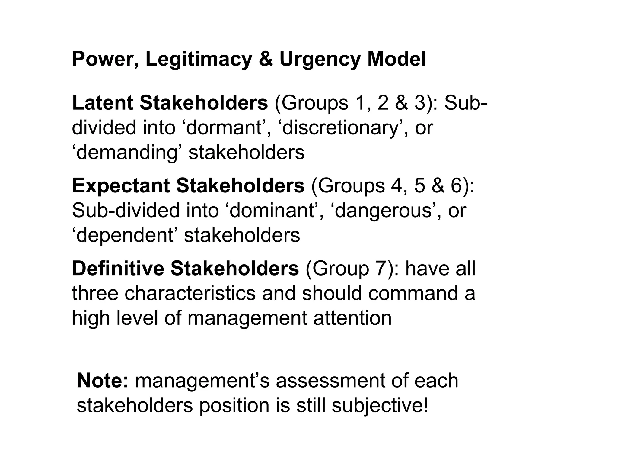 Stakeholder Analysis | PPT