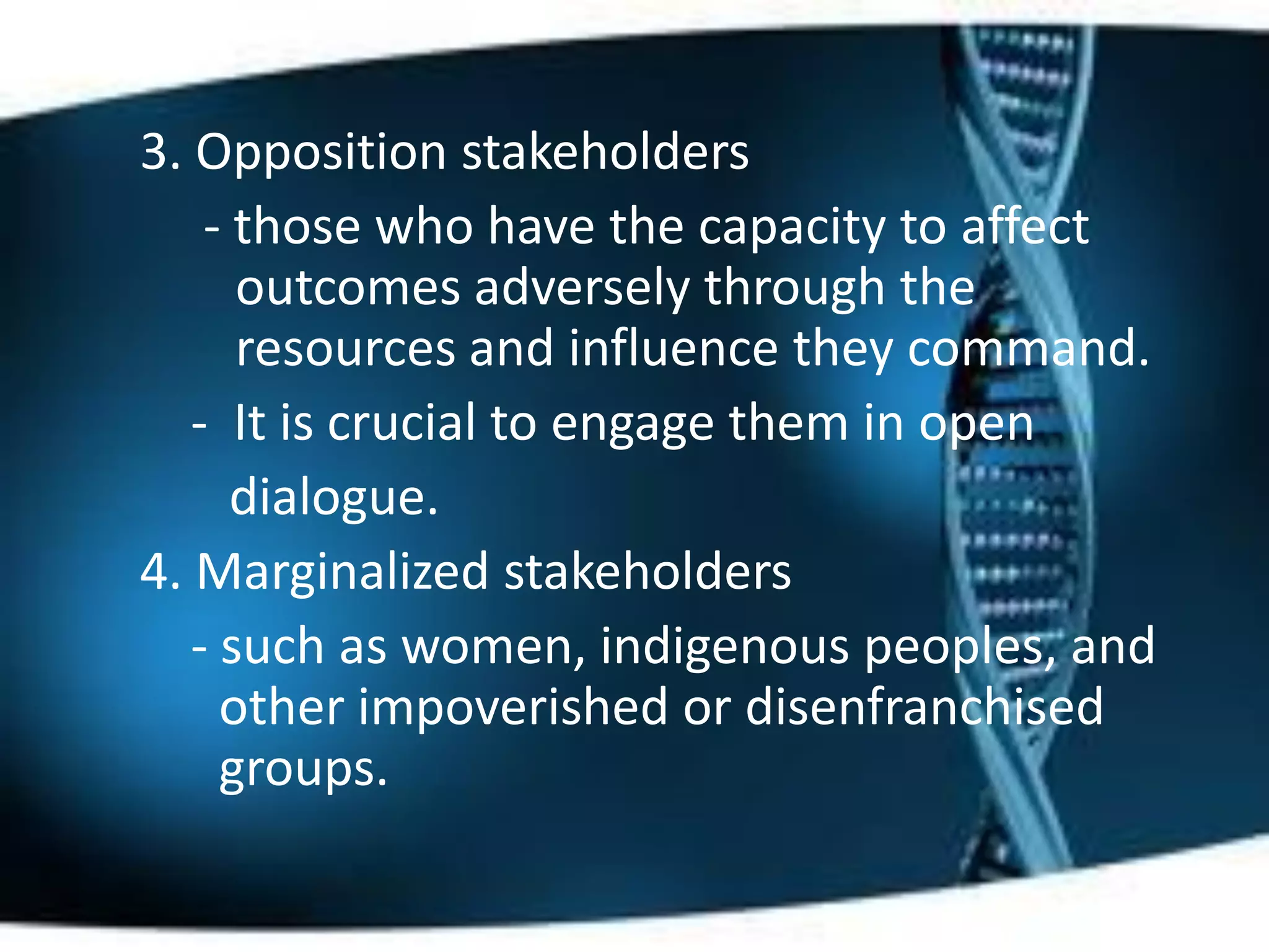 Stakeholder Analysis | PDF