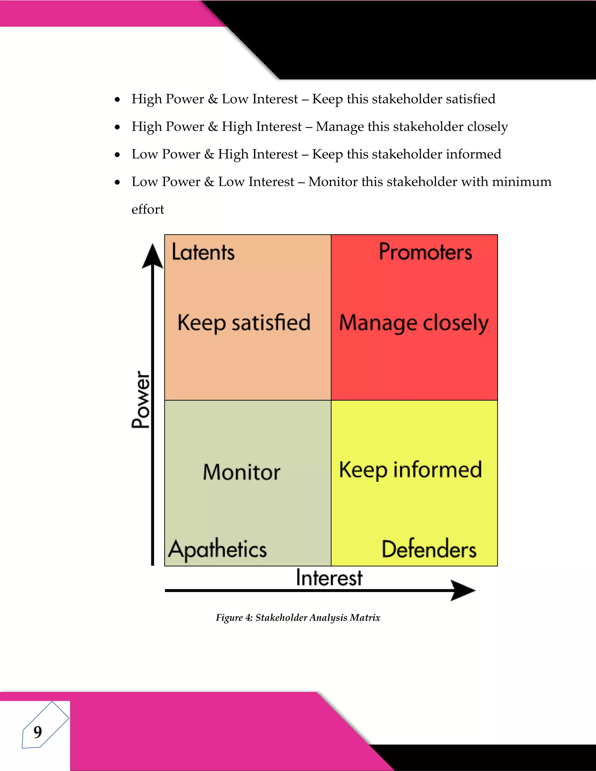 Stakeholder Analysis | PDF