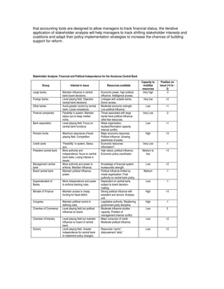 Stakeholder analysis crosby | PDF