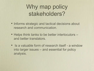 TTI PEC Nairobi Workshop - Stakeholder and Policy Mapping | PPT