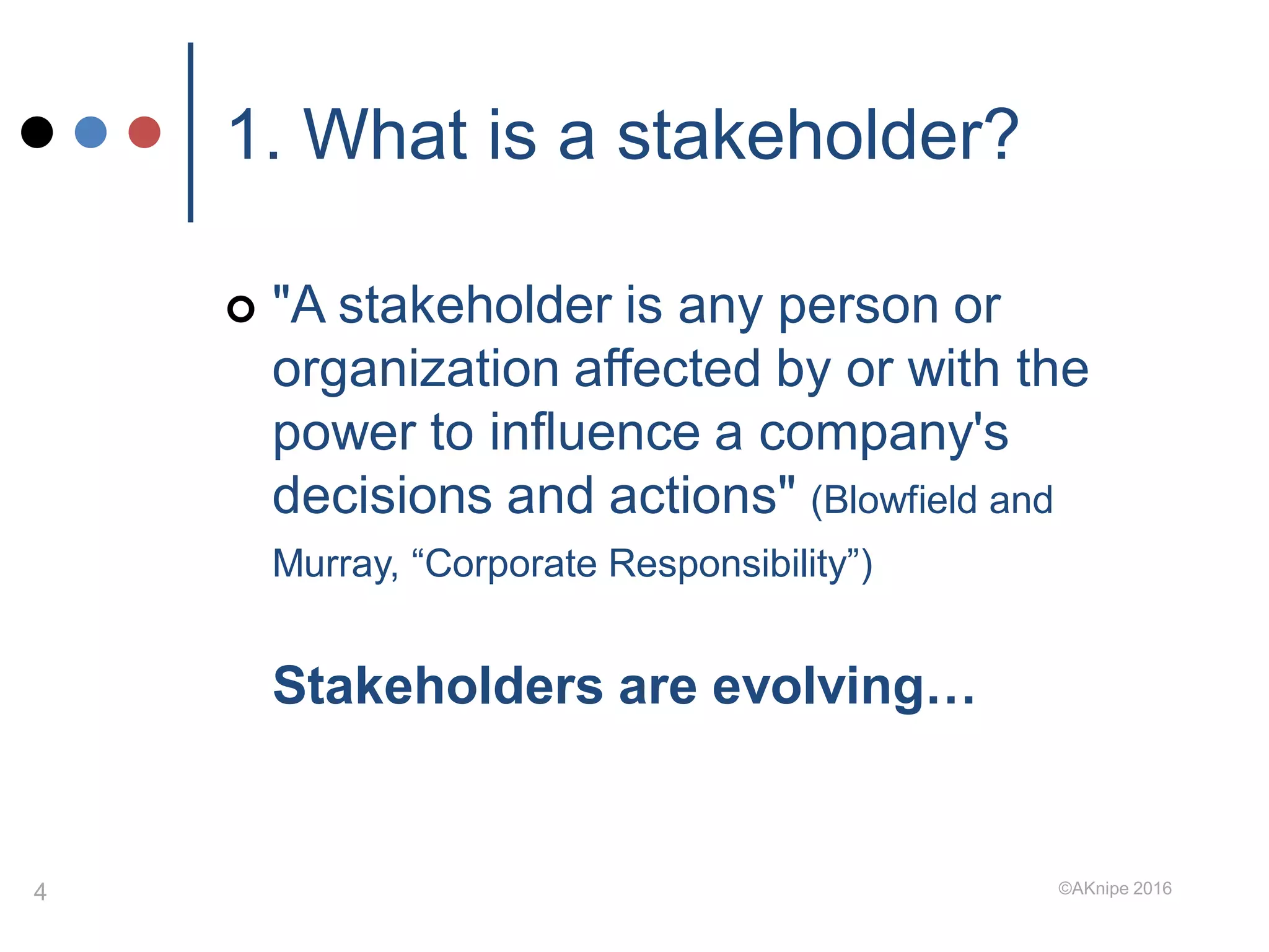 Stakeholder engagement and management | PDF