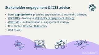 ICES advice and stakeholder engagement in relation to advice. | PPT