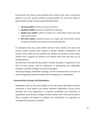 Identifying and Prioritizing Stakeholders for Public Relations | PDF