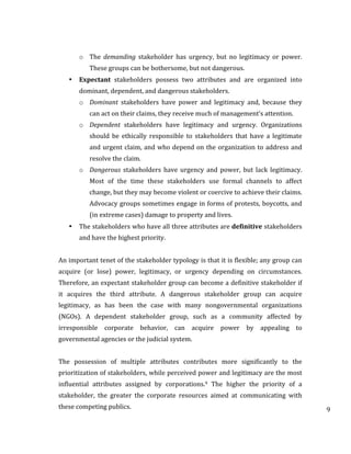 Identifying and Prioritizing Stakeholders for Public Relations | PDF