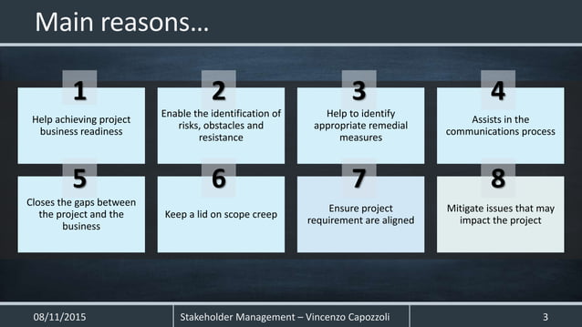 Stakeholder management - a short introduction | PPT