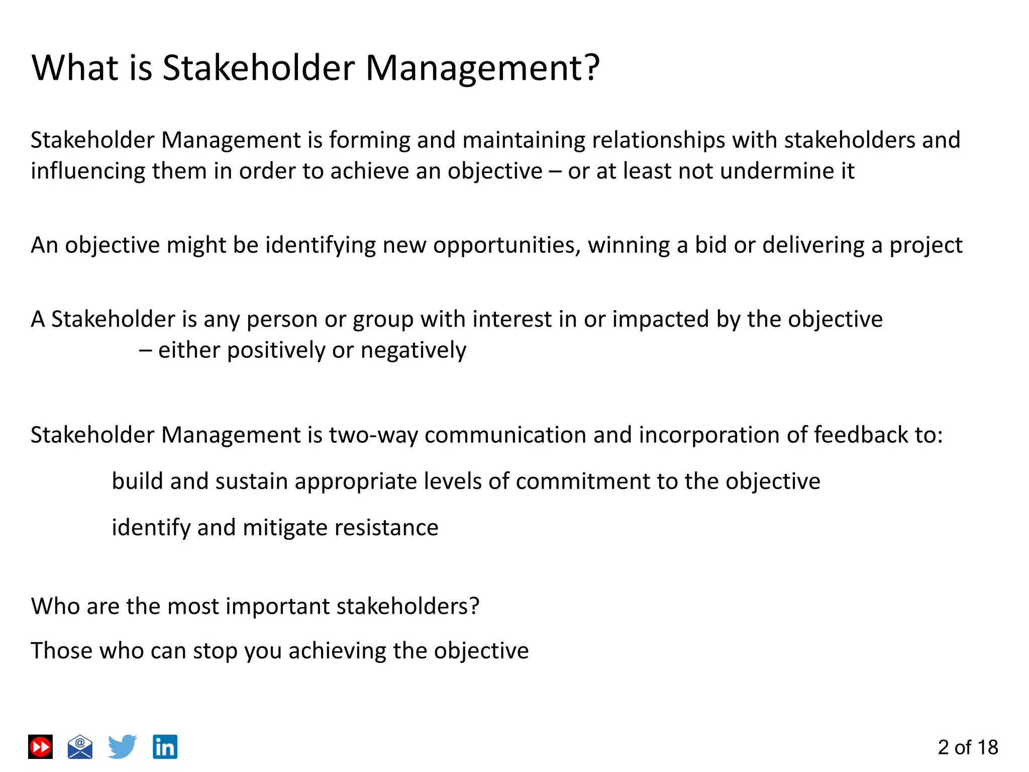 Stakeholder Management | PDF