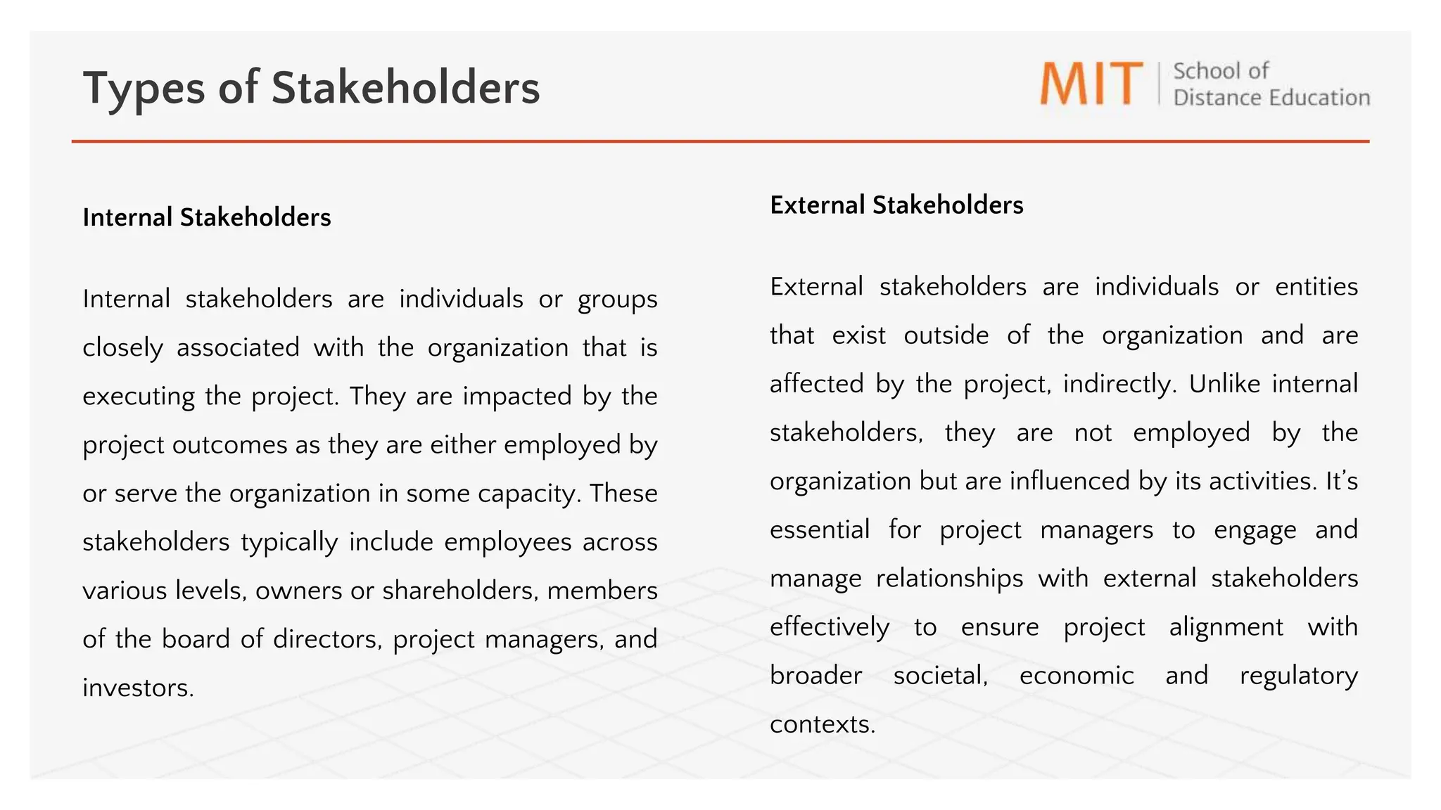 Stakeholder management in Project Management | PPTX