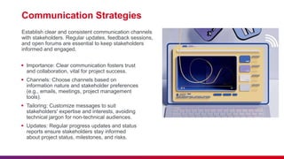 Stakeholder Management (Project Management) Presentation | PPTX