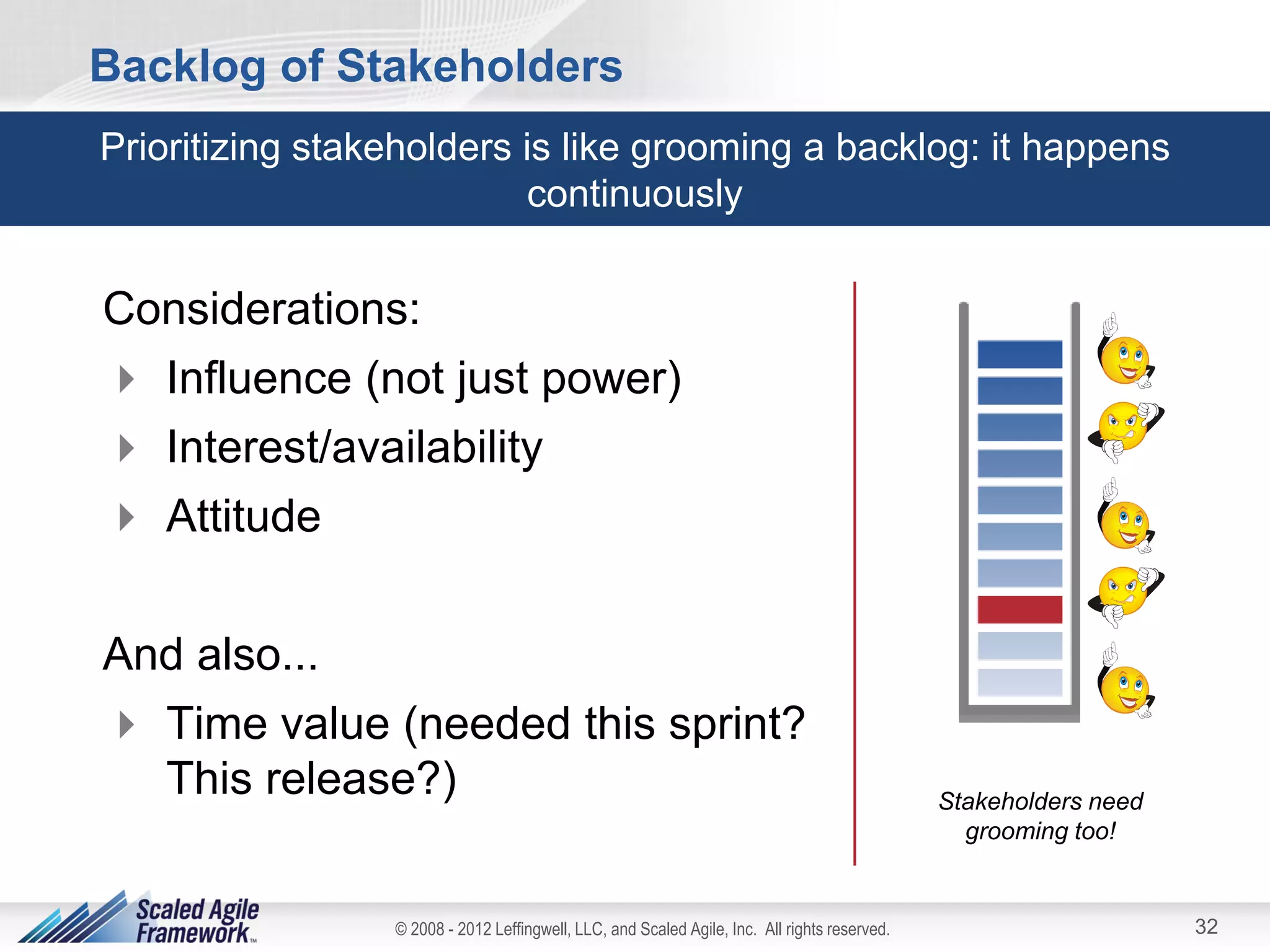 The Agile Stakeholder Management Framework for Teams, Programs, and ...