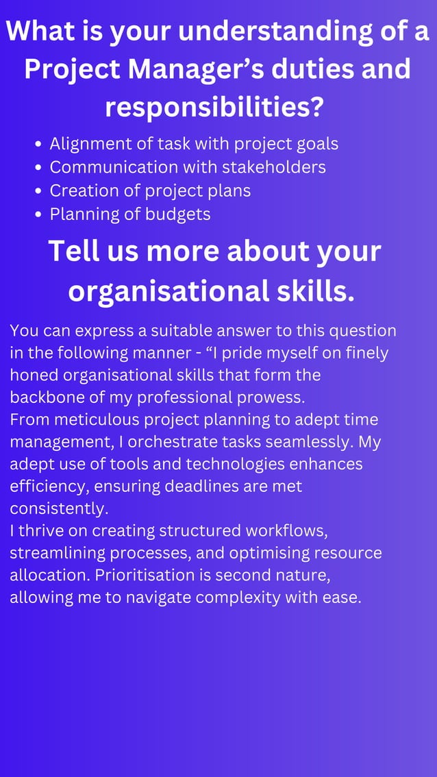 Stakeholder Management Interview preparation | PDF