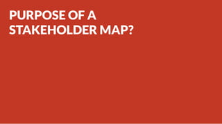 Stakeholder Mapping - An Overview | PDF