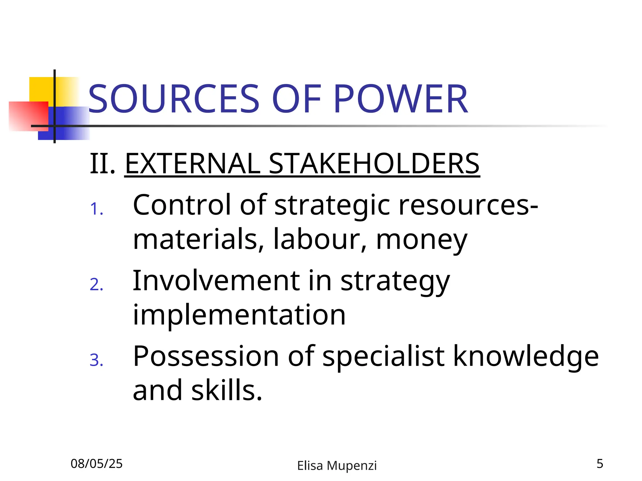 STAKEHOLDER MAPPING FOR UNDERSTANDING PRIORITIES OF NEEDS | PPT