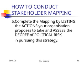 STAKEHOLDER MAPPING FOR UNDERSTANDING PRIORITIES OF NEEDS | PPT