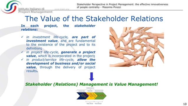 Stakeholder perspective in project management - Massimo Pirozzi | PDF ...