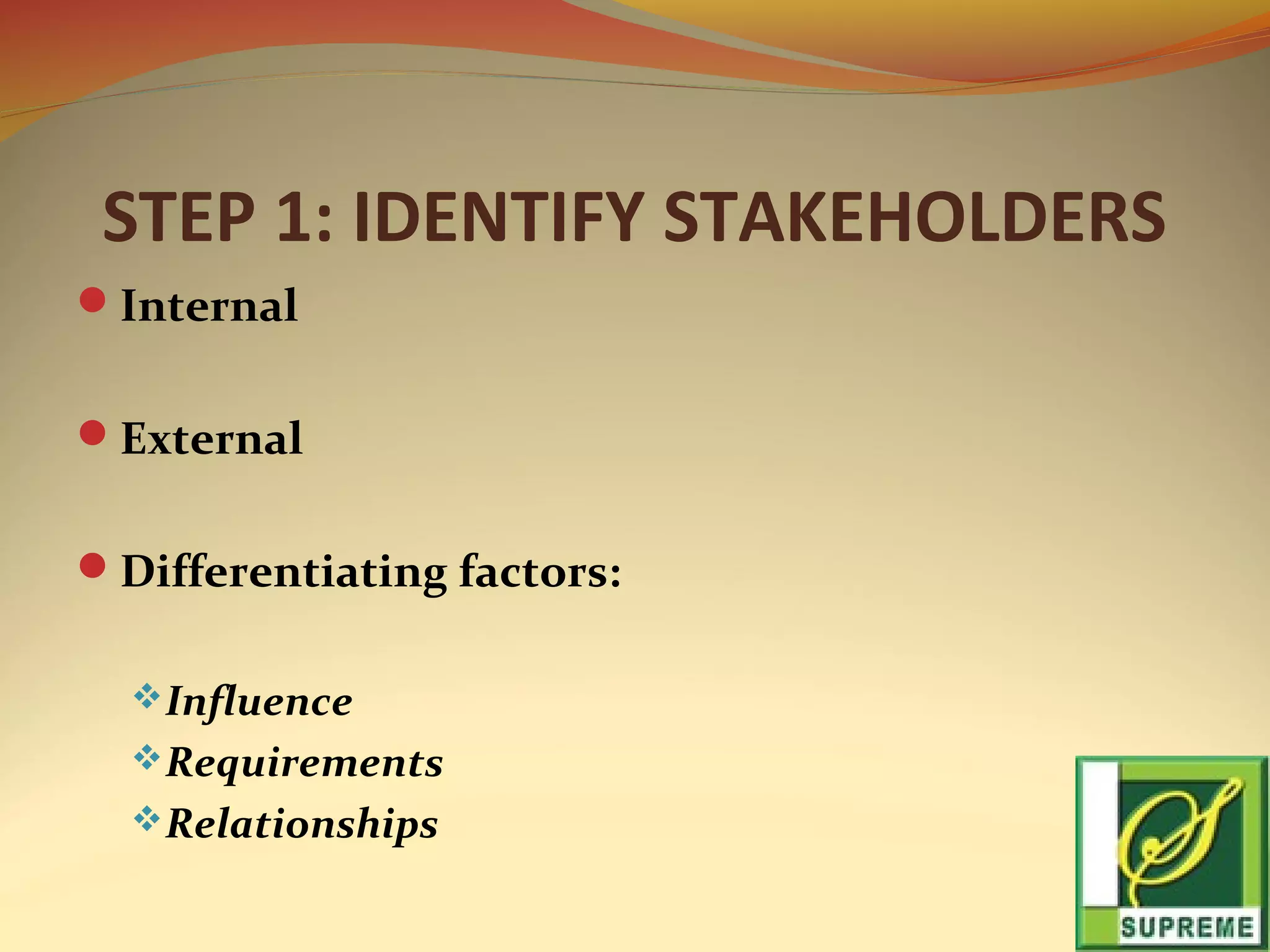 Stakeholder Relations Management and Conflict Resolution | PPT