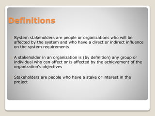Stakeholders | PPTX