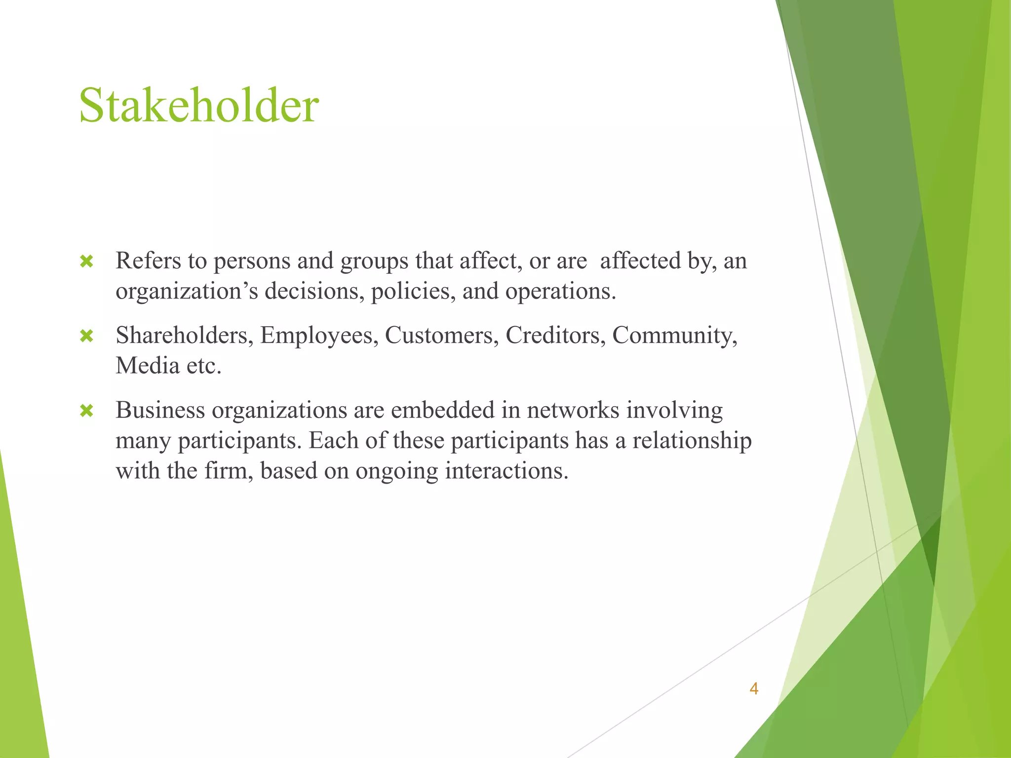 Stakeholders.ppt | Business | Business and Finance