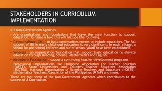 Stakeholders in-curriculum-implementation | PPTX