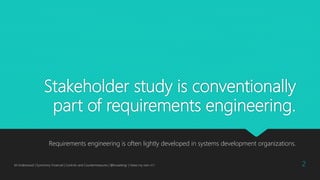 Stakeholders in Systems Design | PPTX