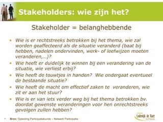 Stakeholdersanalyse | PPT