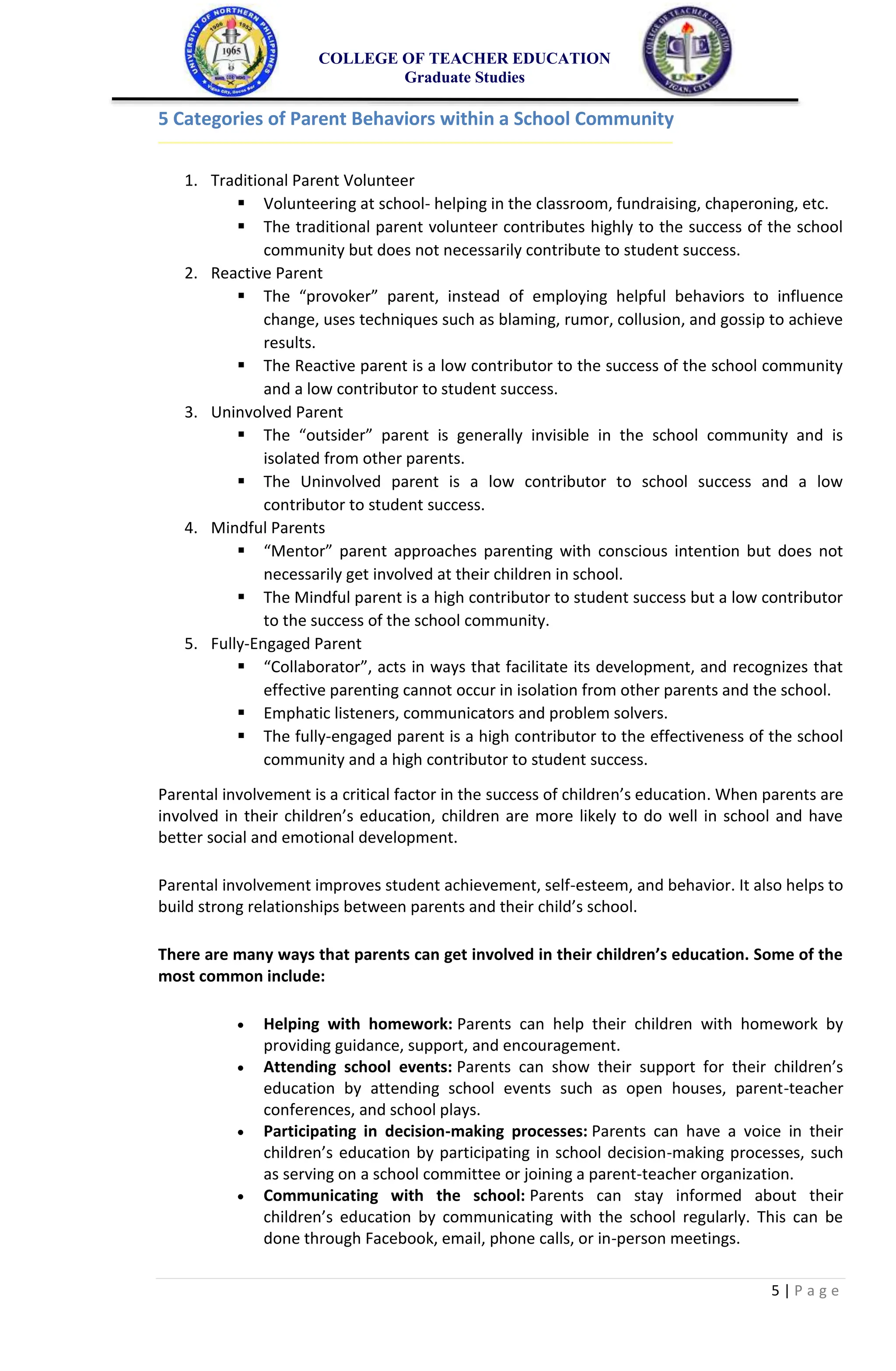 Stakeholders and Community Involvement in Education (2).docx