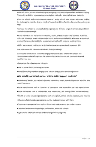 Stakeholders and Community Involvement in Education (2).docx