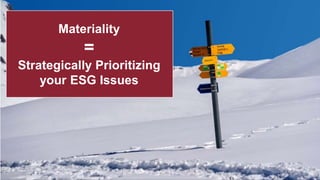 Introduction to stakeholders and material issues | PPT