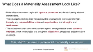 Introduction to stakeholders and material issues | PPT