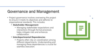 ISO 21500:2012 Project Management: Stakeholders and Project Organization | PPTX