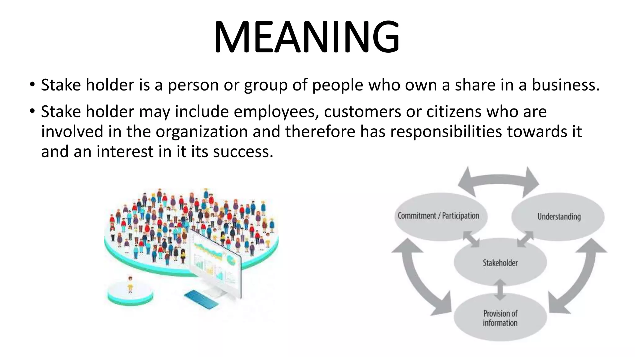 Stakeholders in business | PPTX