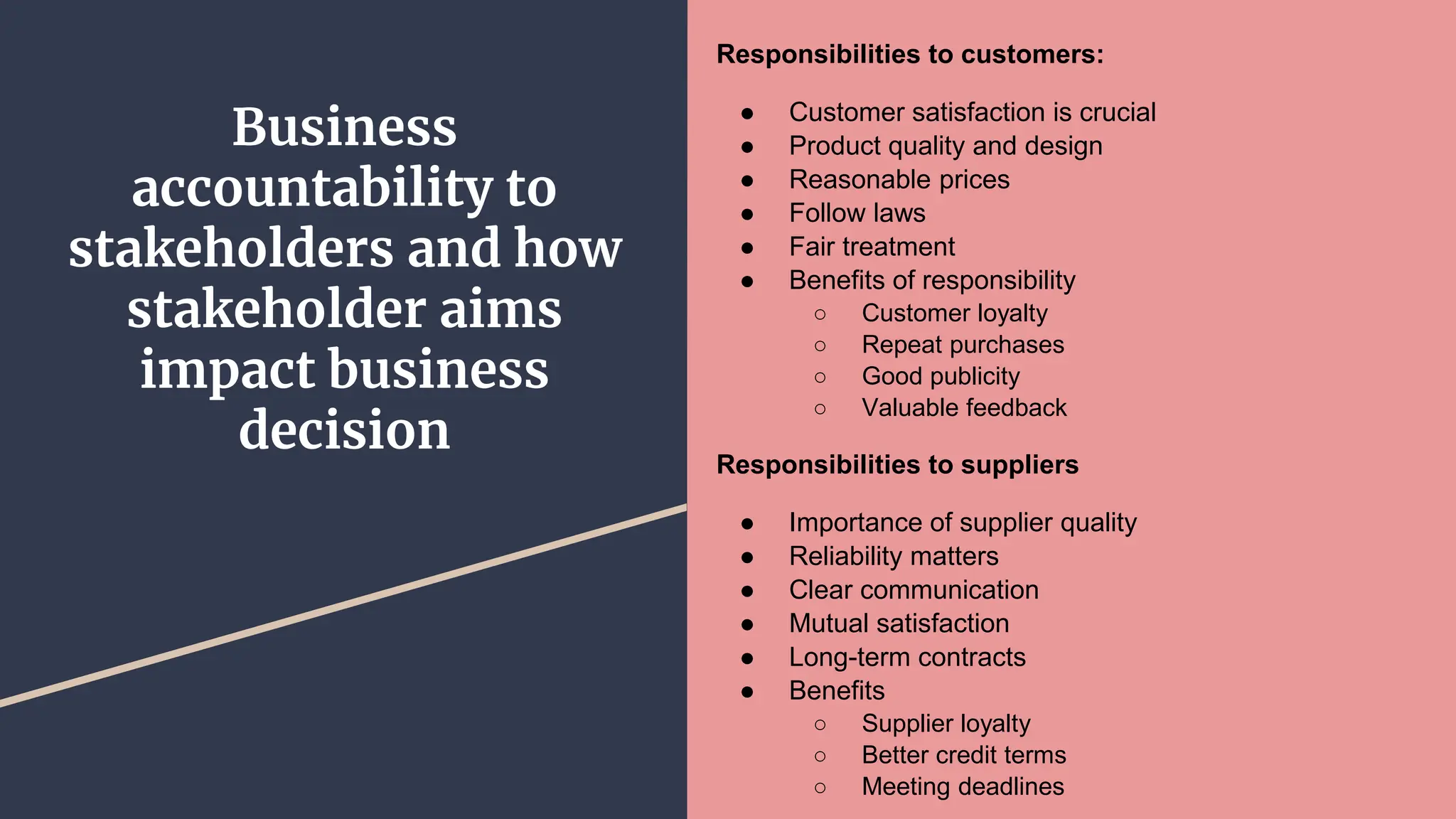 Stakeholders in business.pptx IGCSE business studies | PPTX