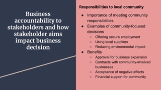 Stakeholders in business.pptx IGCSE business studies | PPTX