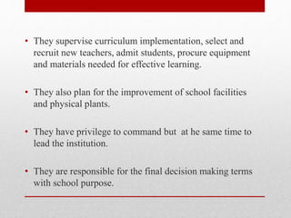 Stakeholders in curriculum implementation | PPTX